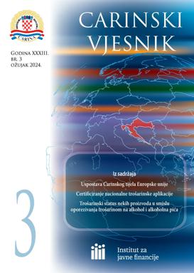 Institut za javne financije • Carinski vjesnik